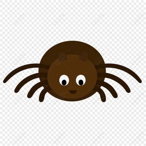 棕色卡通蜘蛛剪貼畫spider Clipart 剪影 蜘蛛網psd圖案素材免費下載，可愛卡通圖片，尺寸1200 × 1200px Lovepik