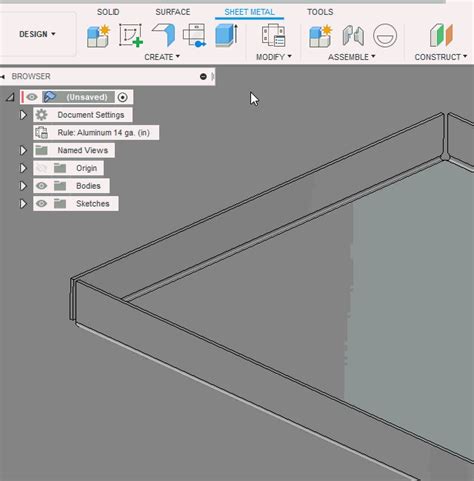 Creating A Flat Pattern Fusion 360 Blog