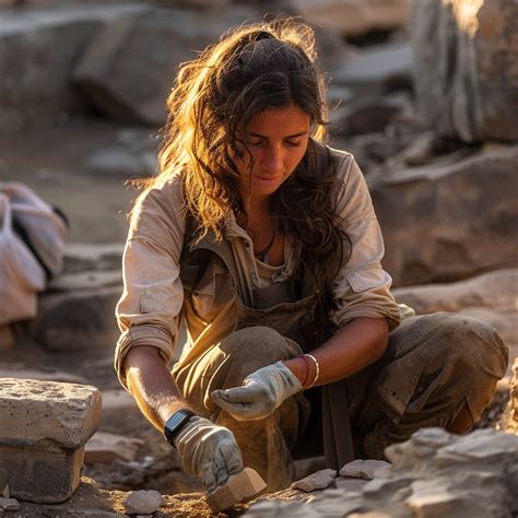 Free Archaeologist At Work Image Archaeology Excavation Digging