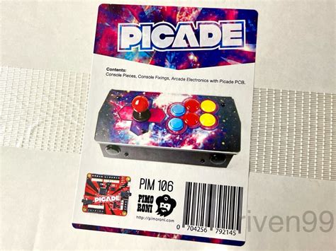 Pimoroni Picade Arcade Console Controller Kit Raspberry Pi Not Included
