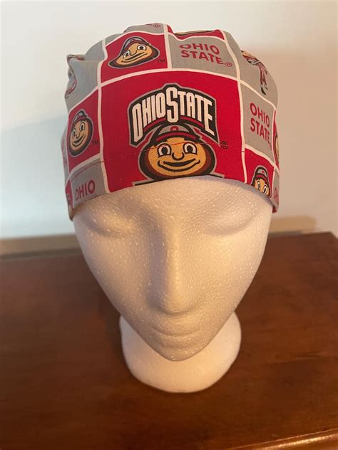 Scrub Cap Euro Style Ohio State University Osucollege Football
