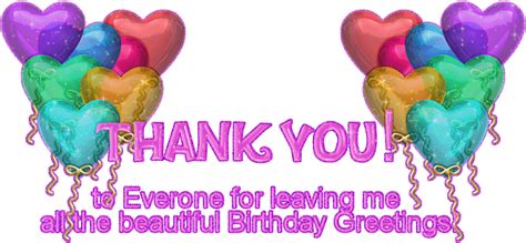 Thank You For The Birthday Wishes Ecard