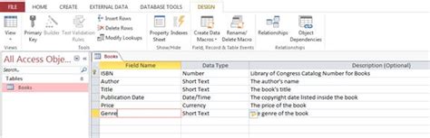 How To Create A Database And Add Tables In Ms Access 2013