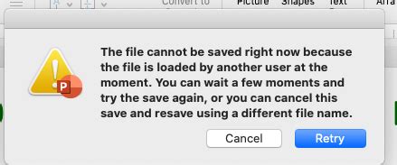 Error Message When Trying To Save Powerpoint File Box Support