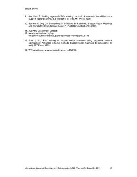 Microarray Data Classification Using Support Vector Machine Pdf
