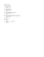 Proj Py Import String Def Open File Docstring Pass Def Read File Fp Docstring Pass
