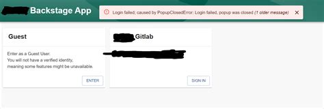 Gitlab Authentication Login Failed Caused By Popupclosederror