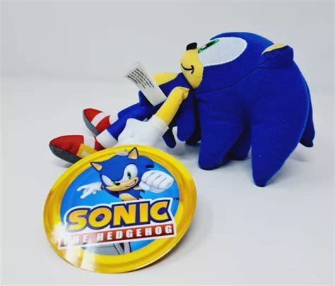 Sonic The Hedgehog 8 Plush Toy Factory Sega 2021 Stuffie W Tag Video