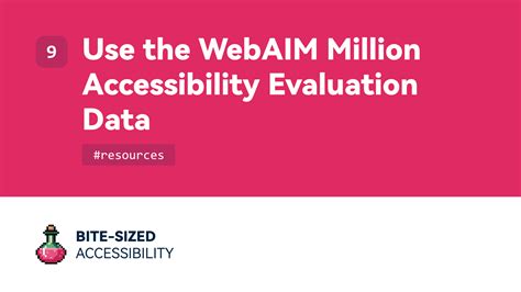 Use The Webaim Million Accessibility Evaluation Data Adam Laki