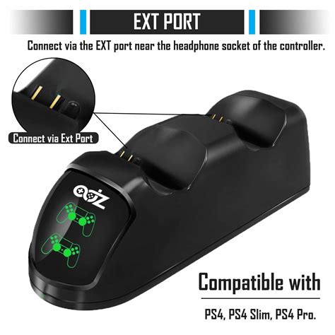 Ps4 Controller Charging Dock Dual Controller Fast Charger Adz Gaming