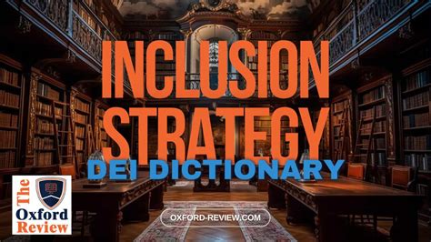 Inclusion Strategy Definition And Explanation