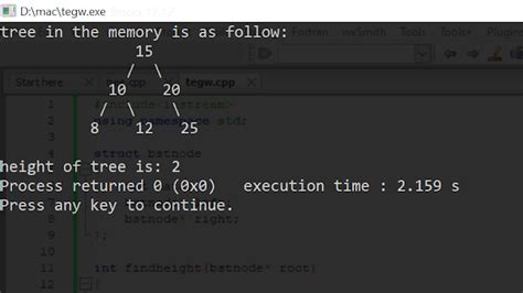 Height Of A Binary Search Tree Data Structure Tutorial