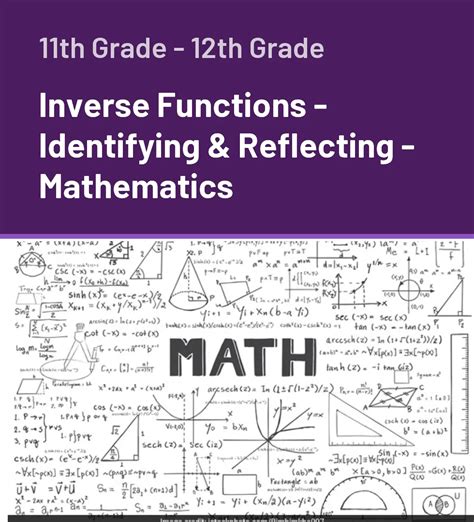 identify inverse functions quizzes 12th grade math