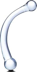 Double Head Glass Dildo Clear Crystal Anal Dildo Sex Toy