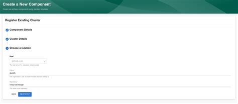 kop backstage register existing cluster rafay product documentation