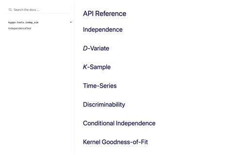 lots missing from api reference · issue 350 · neurodata hyppo · github