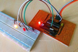 Simple Led Projects Using Avr Microcontroller Led Projects Microcontrollers Electronics Projects