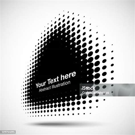 하프 톤 삼각형 원근 프레임 추상 도트 로고 엠블럼 디자인 요소 기술 의료 치료 화장품 하프 톤 원을 사용 하 여 삼각형 테두리 아이콘 래스터 텍스처를 도트 벡터 3차원