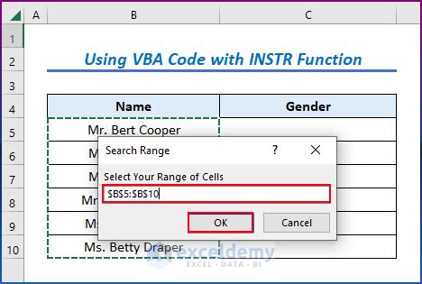 How To A Find A String In A Cell Using VBA In Excel Ways