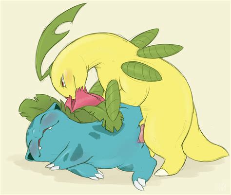 Rule 34 Bayleef Duo Female Feral Feral On Feral Flower Happy Happy
