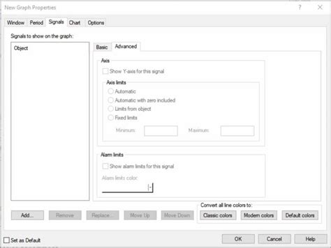 Graph Properties Form