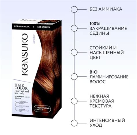 Стойкая крем-краска для волос ФИТОкосметик без аммиака KENSUKO ...