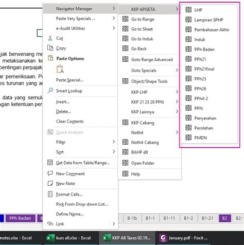 Menambahkan Menu Klik Kanan Pada E Audit E Auditors Manual Guide