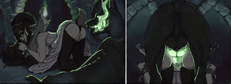 Rule 34 2koma Ass Up Barghest The Witcher Black Balls Black Body