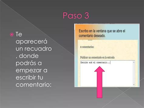 Cómo Comentar En Un Blogger Ppt