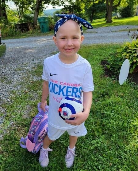 Meet Aria Joy This Amazing Cancer Kickers Soccer Club