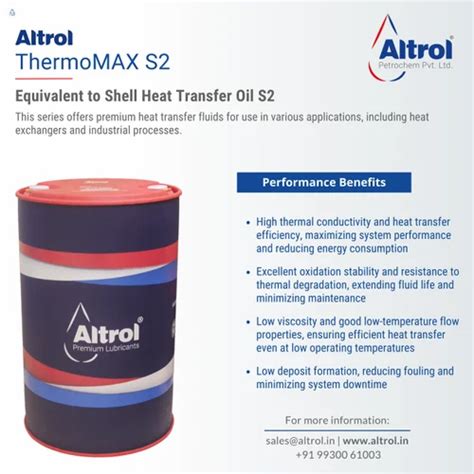 Altrol Thermomax Super B Equivalent To Shell Thermia B For Automobile At ₹ 225 Litre In Mumbai