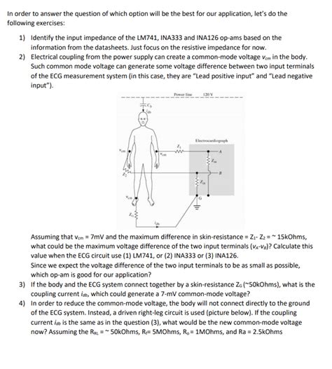 Giving An ECG Circuit High Pass Filter NF G Chegg