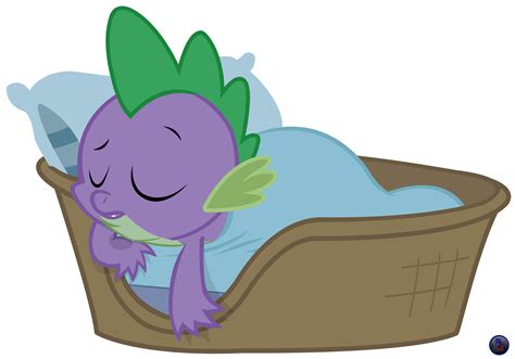 Mlp Vector Spike Sleeping By Mlpblueray On Deviantart