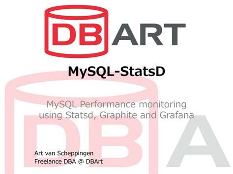 Mysql Performance Monitoring Using Statsd And Graphite Pptx