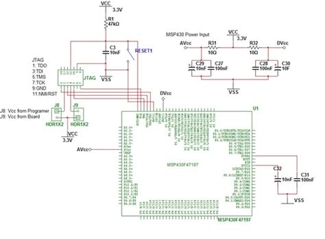 Jtag Connection To Msp430 Msp Low Power Microcontroller Forum Msp Low Power Microcontrollers