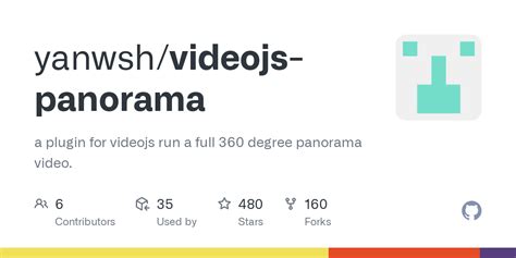GitHub Yanwsh Videojs Panorama A Plugin For Videojs Run A Full Degree Panorama Video
