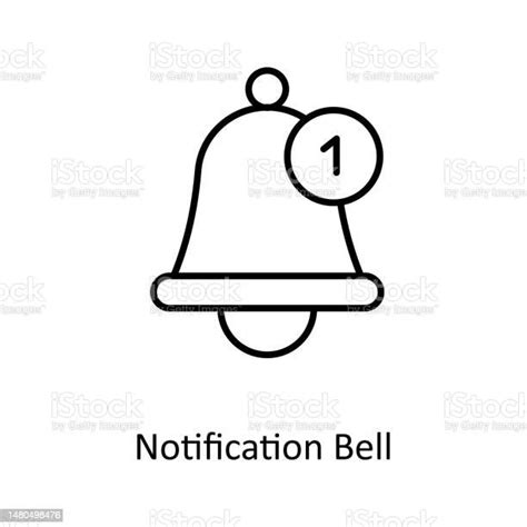 알림 벨 벡터 개요 아이콘입니다 간단한 스톡 일러스트 스톡 0명에 대한 스톡 벡터 아트 및 기타 이미지 0명 3차원 형태 단일 이미지 Istock