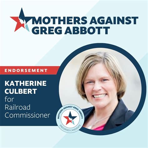 Mothers Katherine Culbert For Railroad Commission Facebook