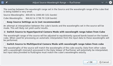importing cubes and spectra — fluxtrainer documentation 4 24 0