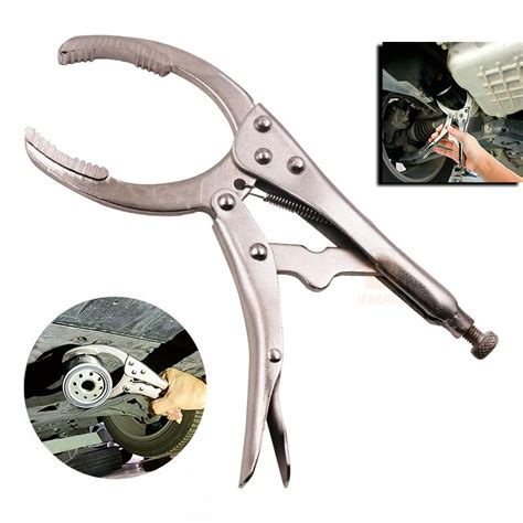 Alicate De Pressão Chave Saca Filtro De Óleo Troca C Corrente
