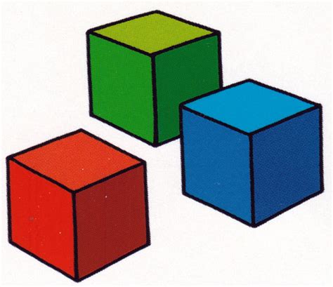 Раскраска Кубики - распечатать бесплатно