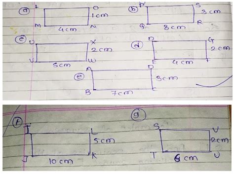 Perimeter Of Rectangle Class 4 Maths Worksheet