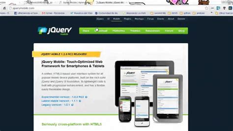 curso jquery mobile clase 10 themeroller youtube