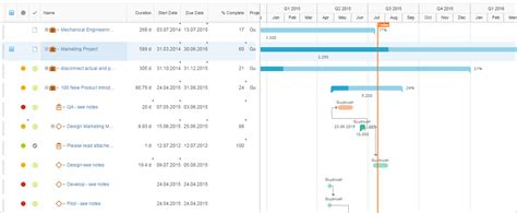 Interactive Gantt View For Projects Clarizen Success