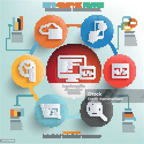 konsep pemrograman info desain grafis vektor bersih ilustrasi stok unduh gambar sekarang istock