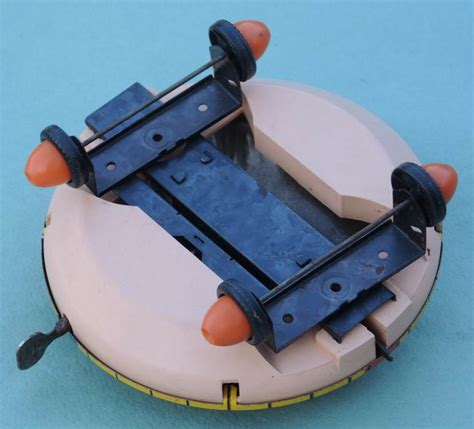 Cccp 1960 Space Rocket Patrol Car Wind Up Toy Tin Litho Mooncar Kortex2