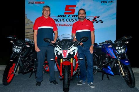 Quickest Rising Premium Motorcycle Model TVS Apache Series Celebrates