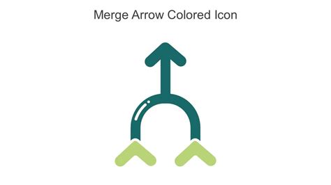 Merge Arrow Colored Icon In Powerpoint Pptx Png And Editable Eps Format PPT Example