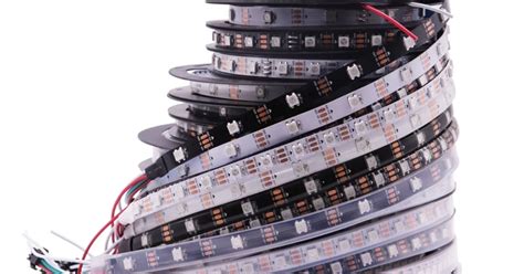 WS2812B Smart Pixel RGB Led Strip Light WS2812 Individually Addressable IC 30 60 144 Pixels Leds