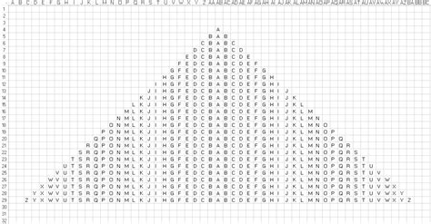 Challenge 55 Make An Alphabetic Triangle